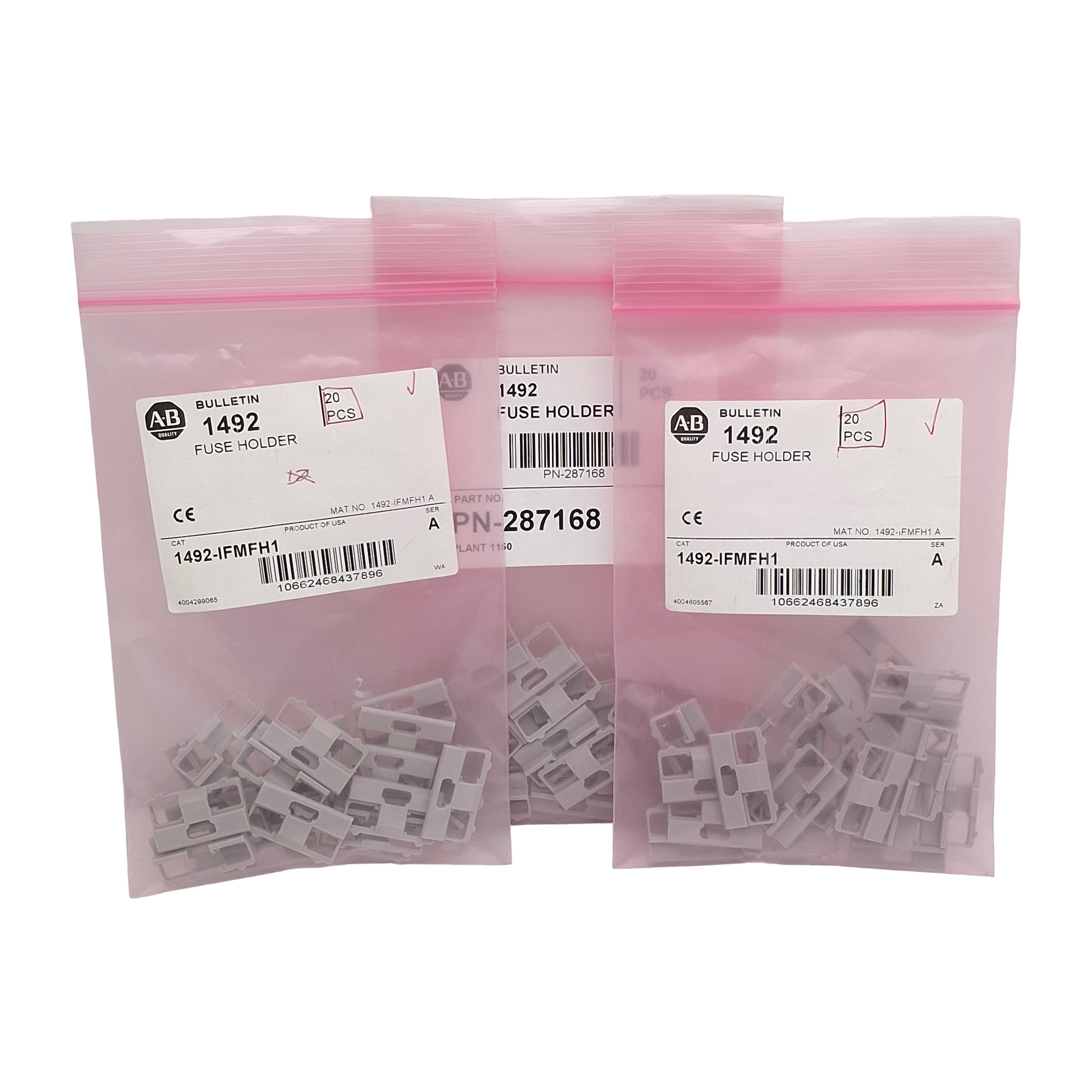 Lot of 60 Allen Bradley 1492-IFMFH1 Fuse Holders for Interface Modules ...