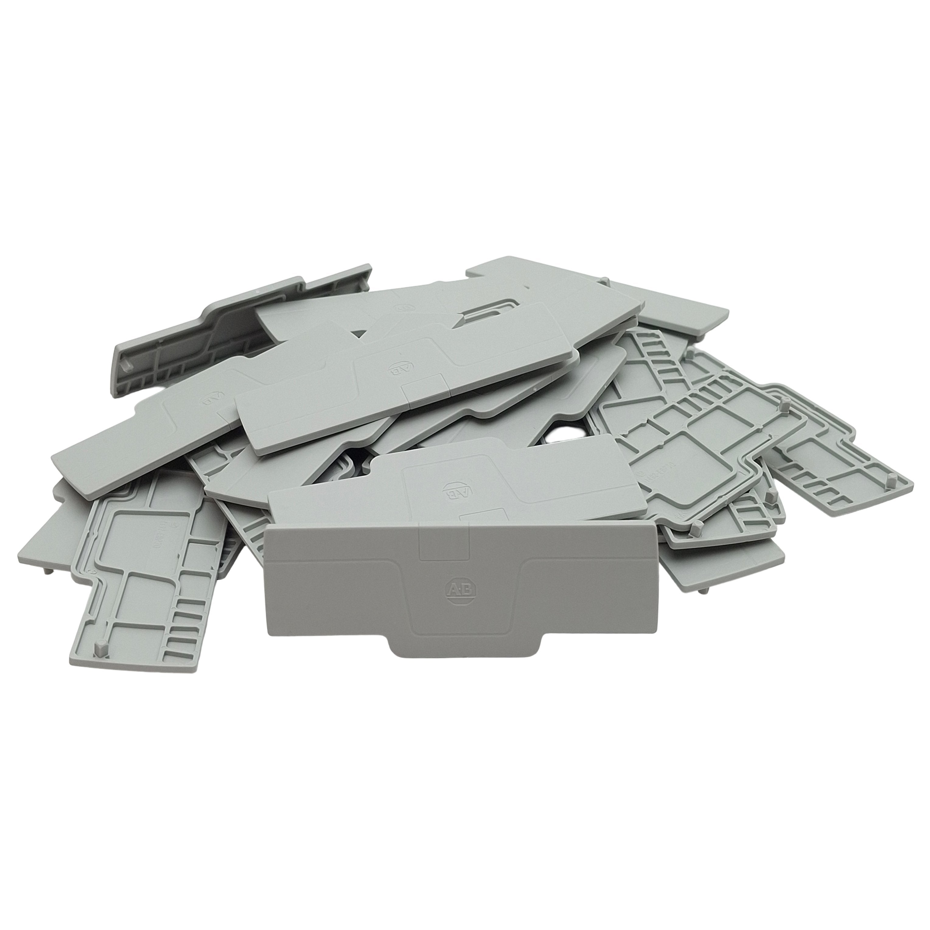 Lot of 35 Allen Bradley 1492-EBP3Q Terminal Block End Barrier, Gray ...