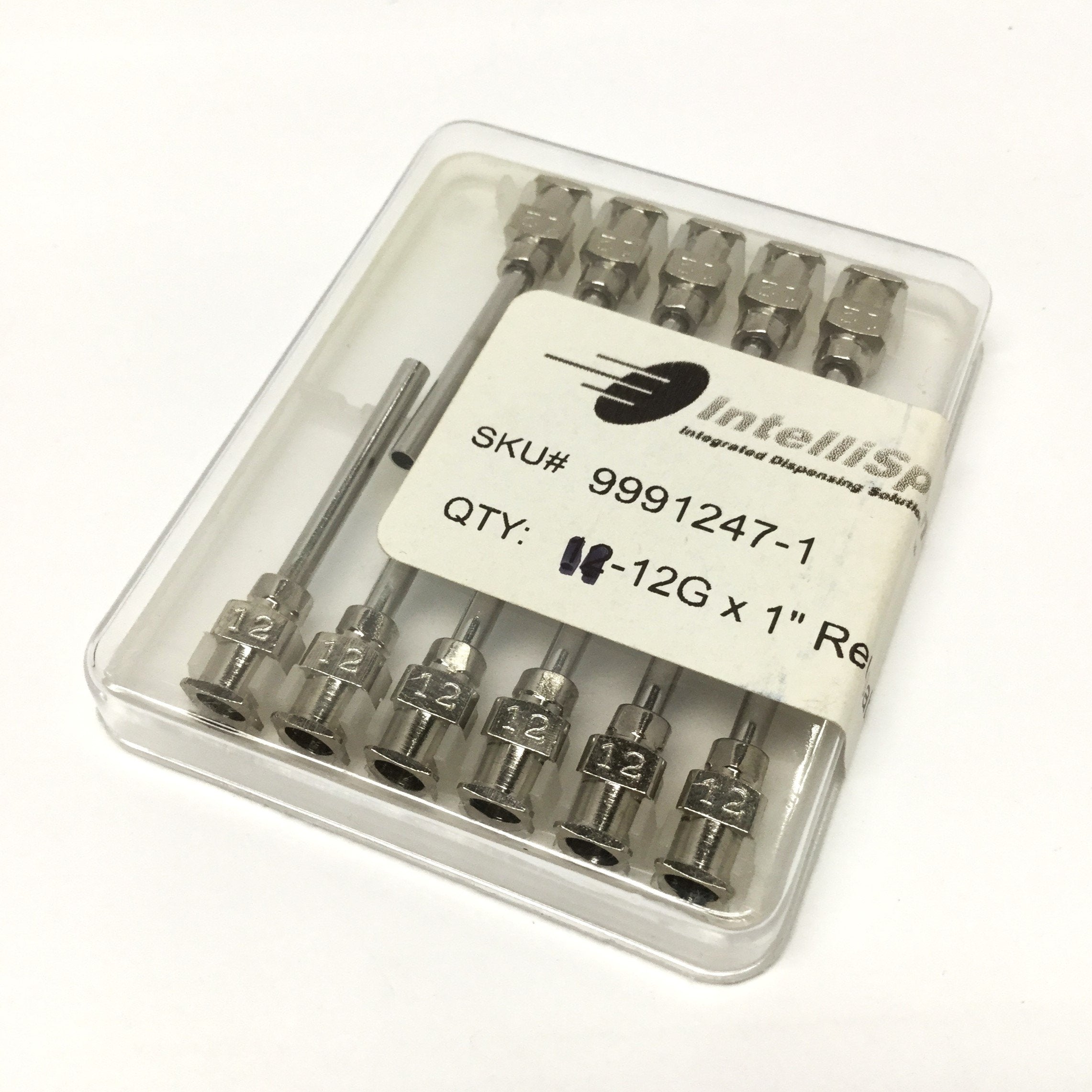 Lot of 11 IntelliSpense 9991247-1 Reusable Blunt SS Needle Tips, 12-Ga ...