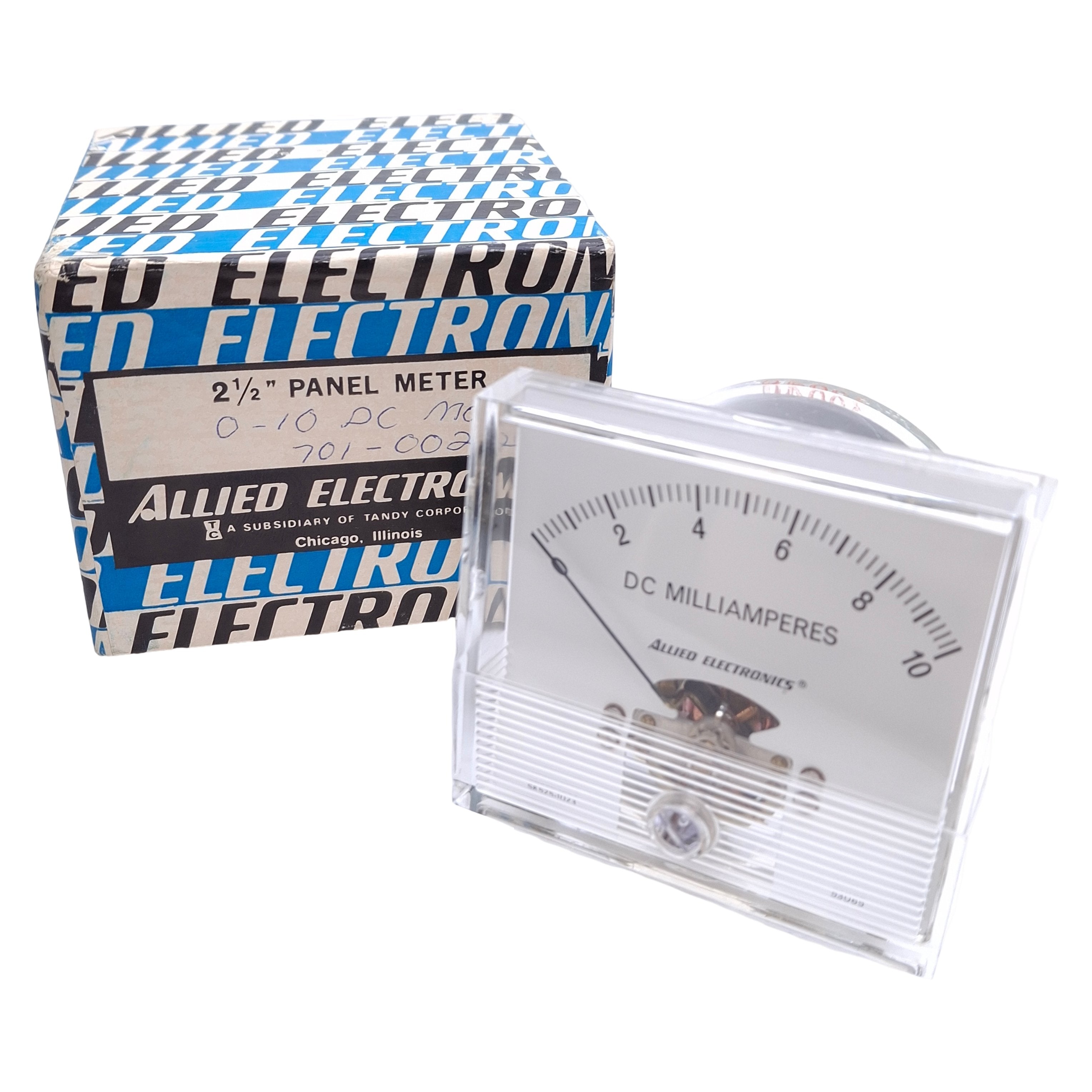 Allied Electronics DC Milliamperes 0-10 Range, 2-1/2in Panel Meter Siz ...