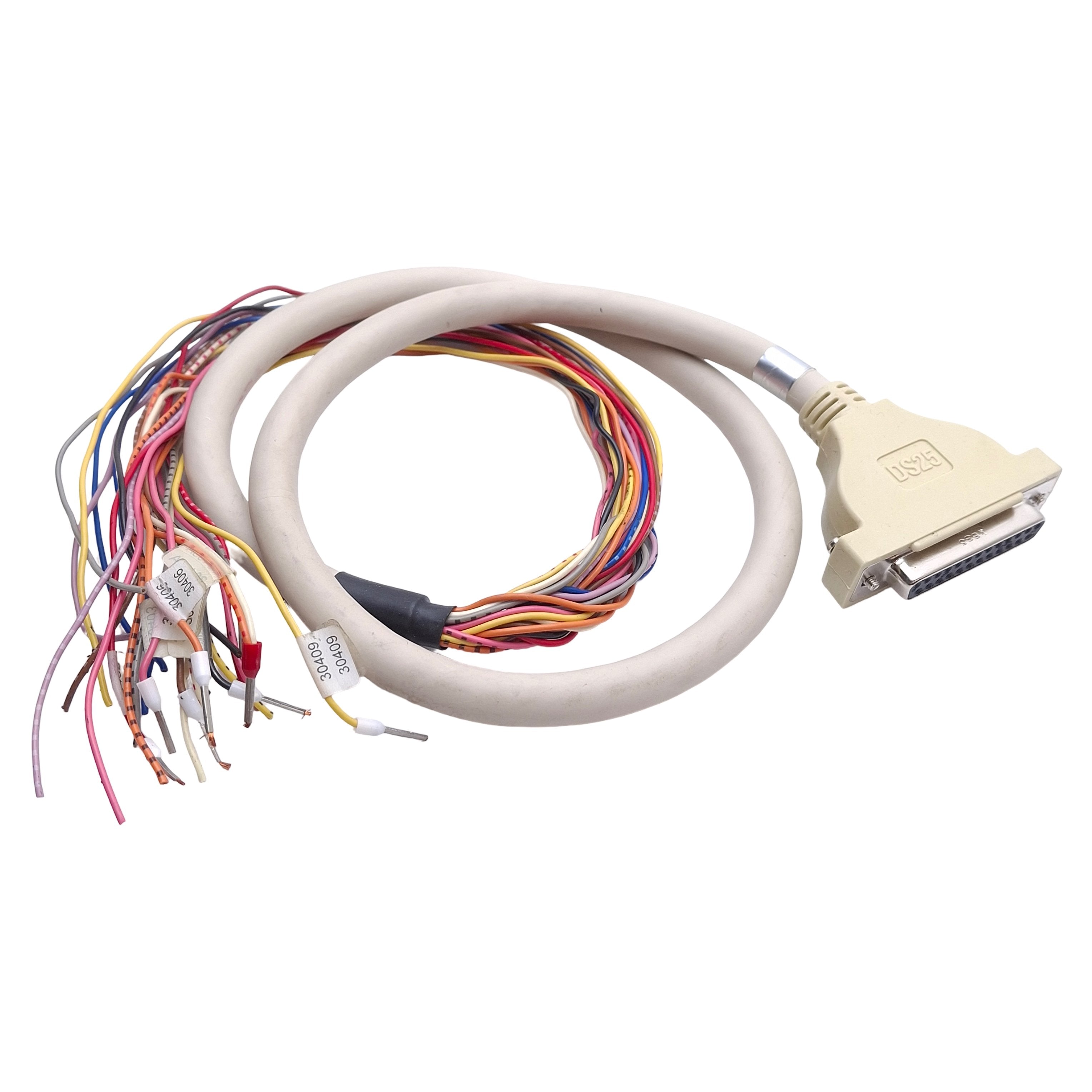 SMC AXT100-DS25-005 SV Series Manifold Cable, DB25 to Flying Leads, 0 ...