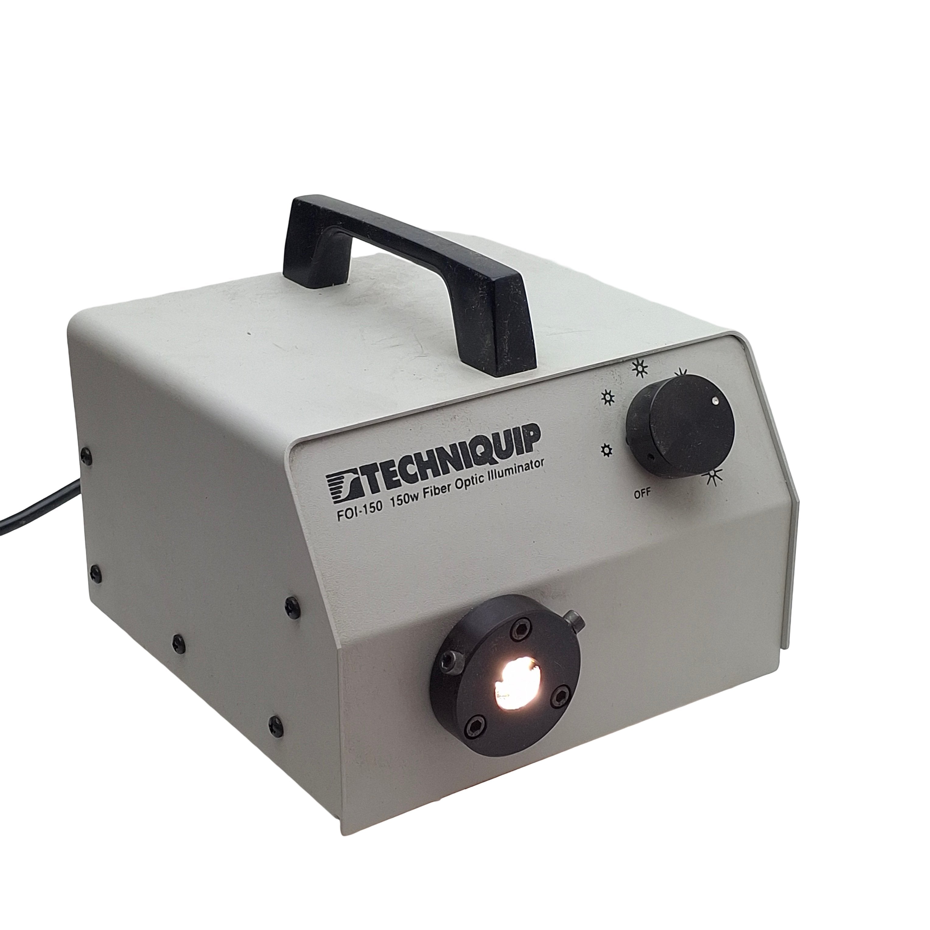 Techniquip FOI-150-UL Fiber Optic Light Source Illuminator 120VAC 150W ...