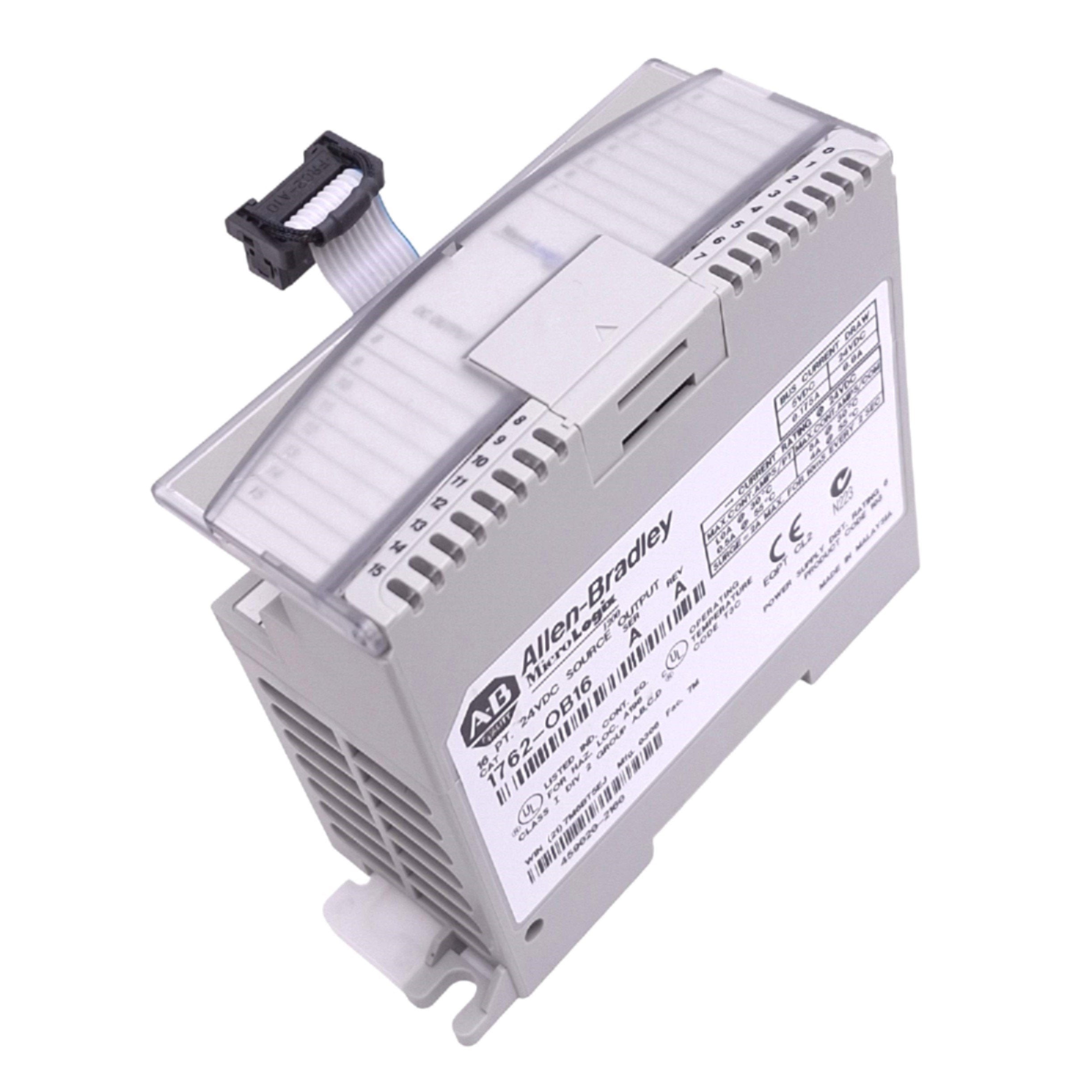 Allen Bradley 1762-OB16 MicroLogix1200 DC Output Module, 16-Point, 24V ...