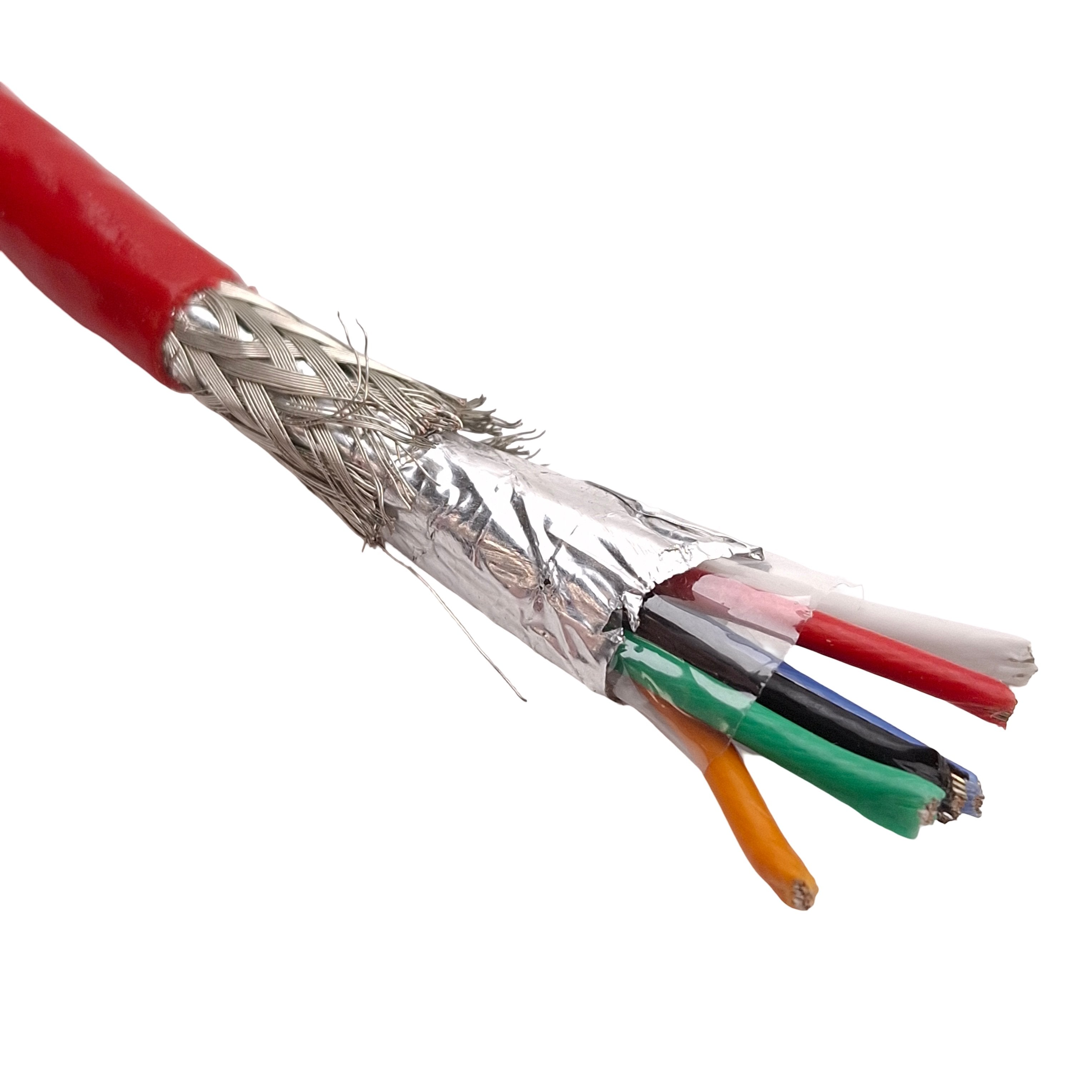 Belden 83706 High Temperature Shielded Electronic Cable, 16AWG 6C *Sol ...
