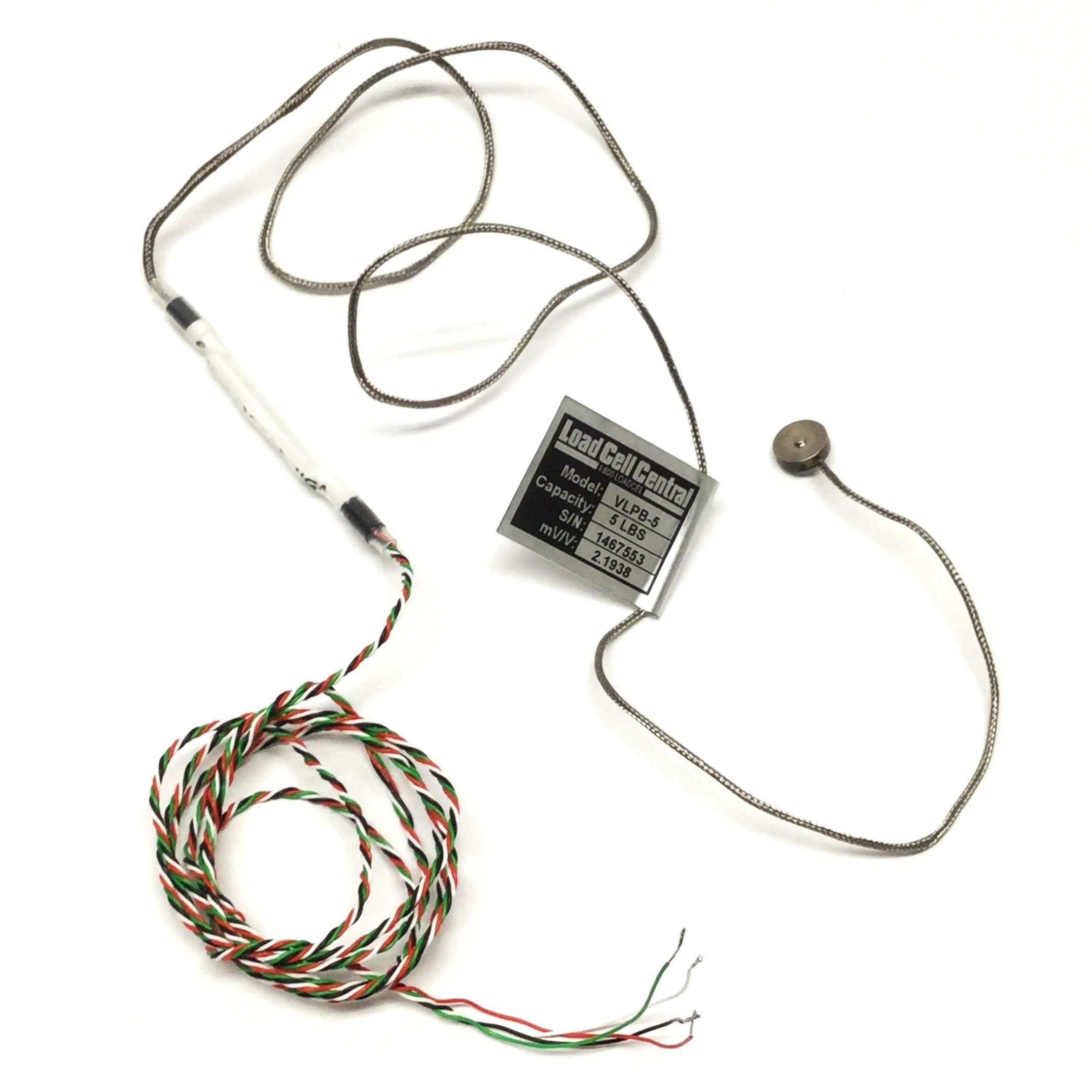 Load Cell Central VLPB-5 Very Low Profile Button Miniature Transducer ...