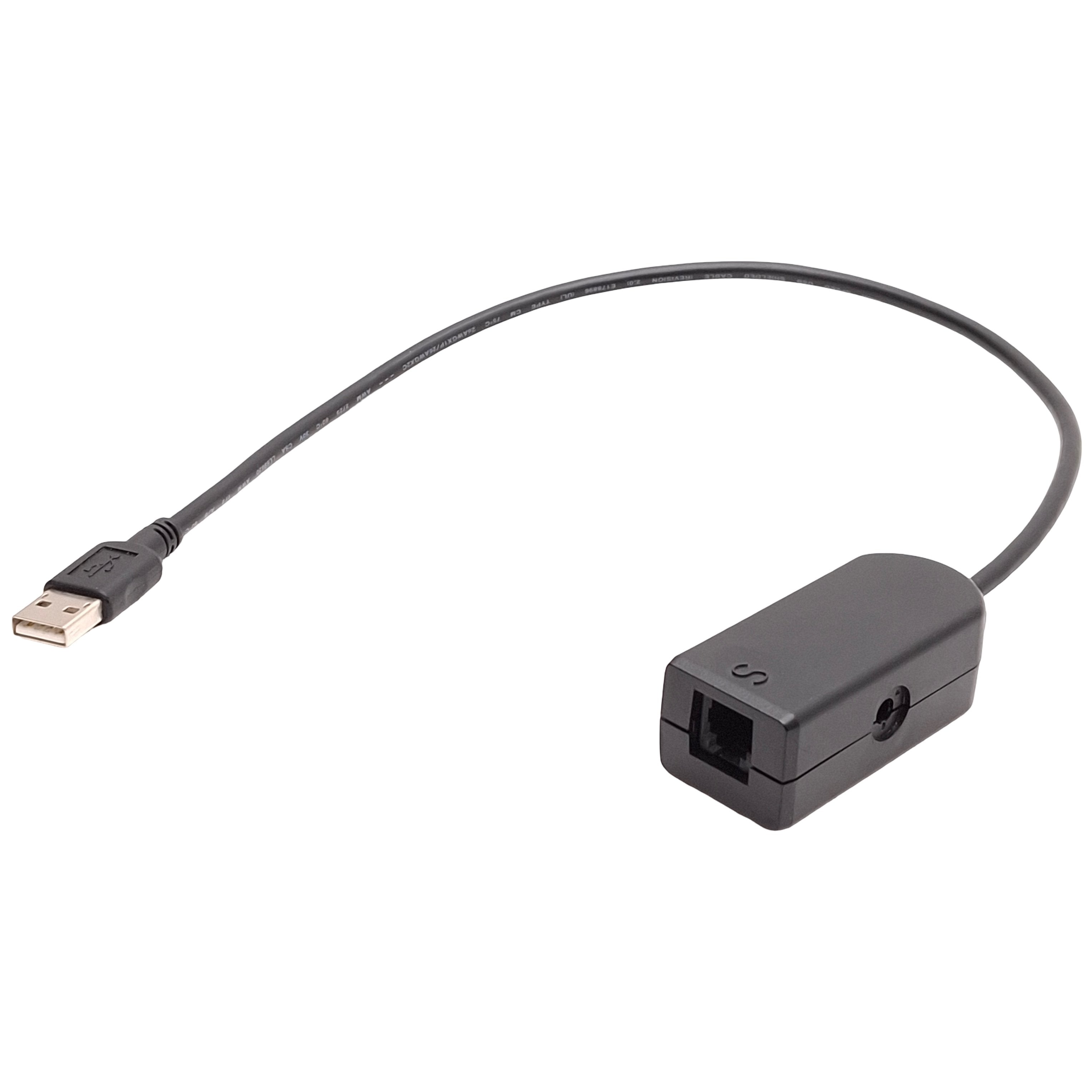 Symbol STI85-0200 Smart USB Synapse Adapter Cable, USB-A to RJ12, 18in ...