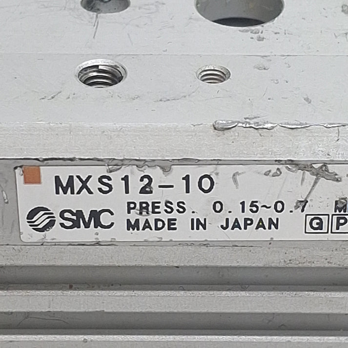 SMC MXS12-30 Pneumatic Slide Table, ø12mm Bore, 30mm Stroke, 0.15-0.7M ...
