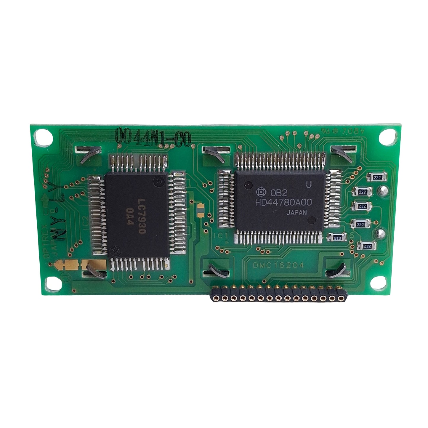 Optrex DMC16204 PWB1620A-CEM-4M LED Display Board, 15-Pin Connection ...