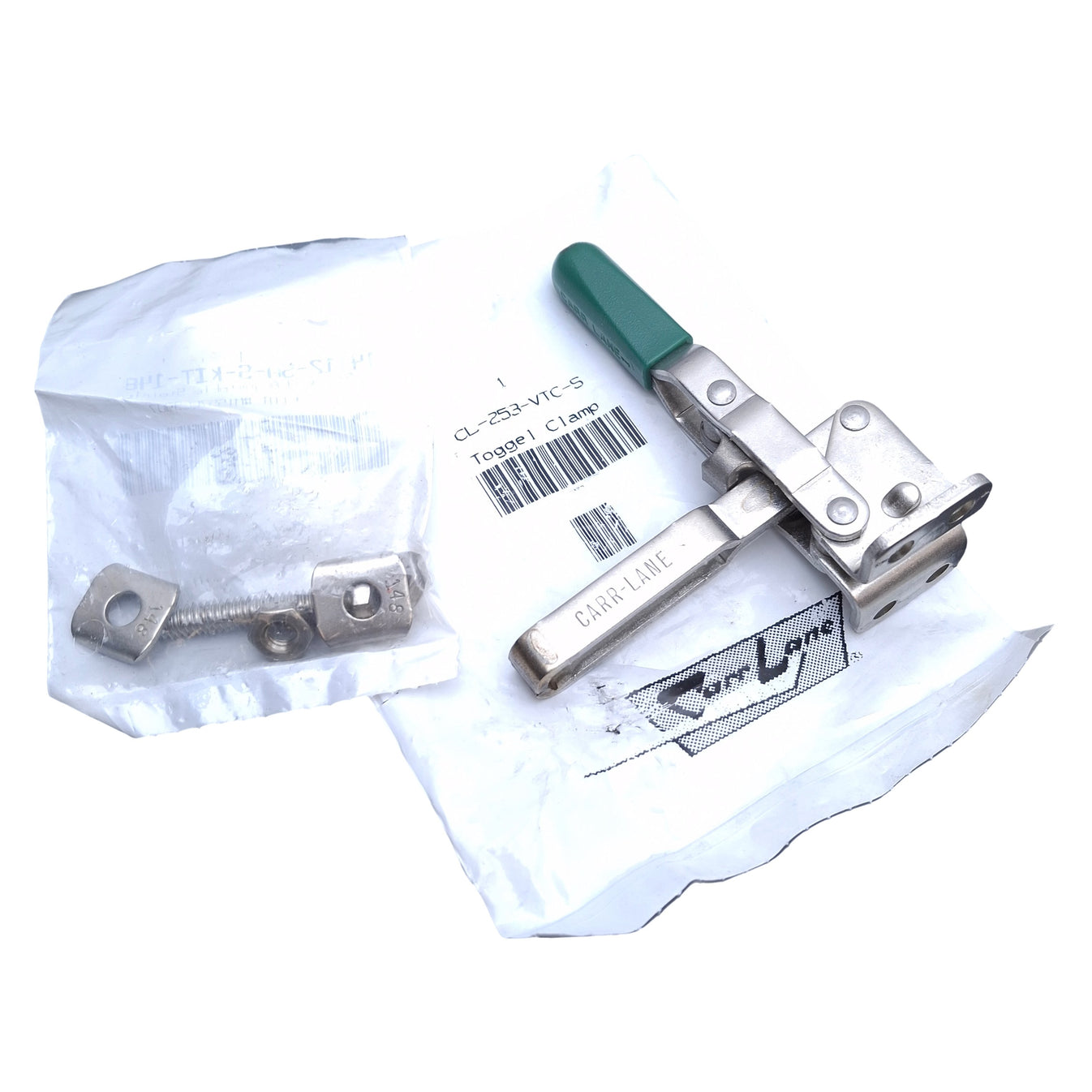 Carr Lane CL-153-VTC-S Stainless Steel Toggle Clamp 200lbs, 2-3/16" Ar ...