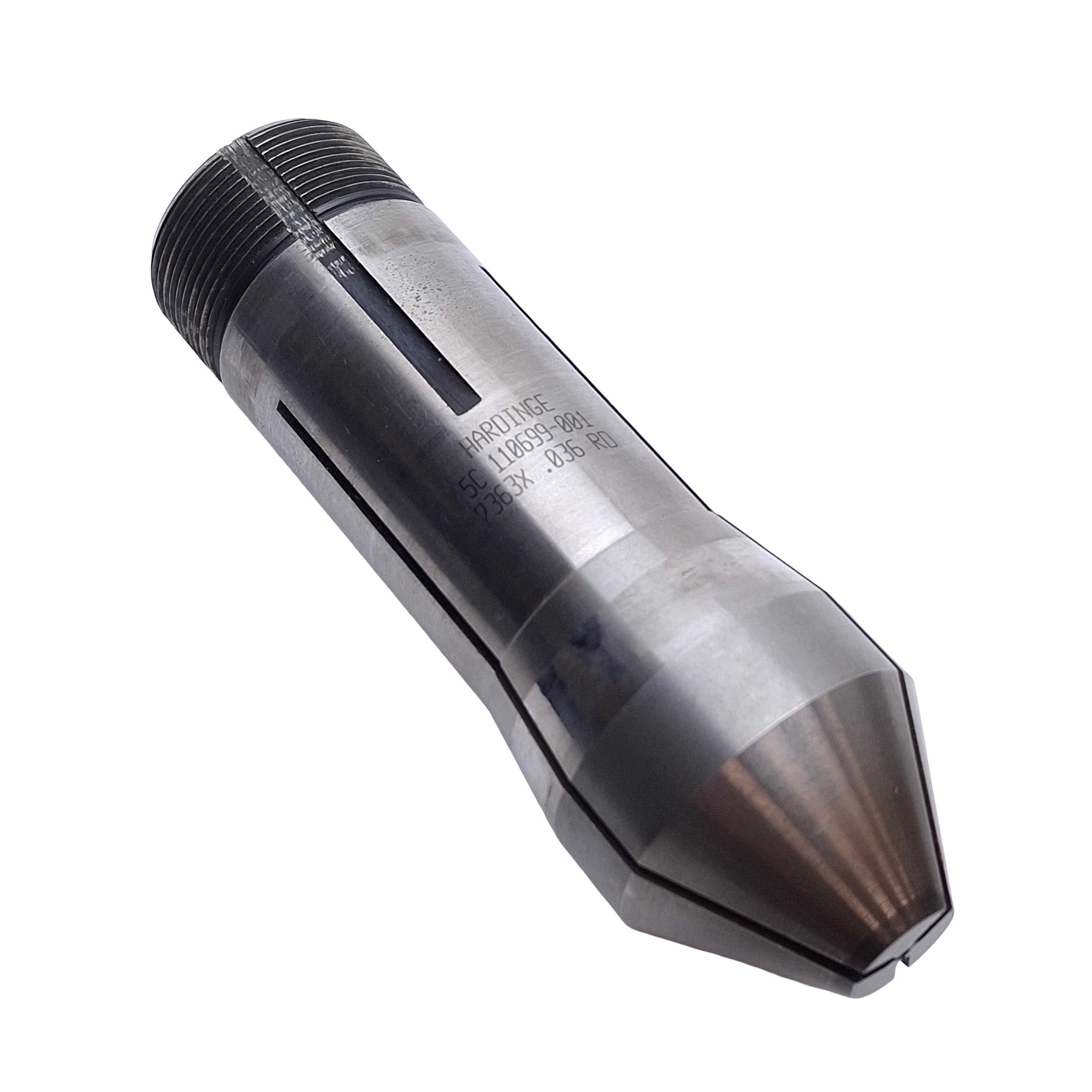 Hardinge 110699-001 7363X Flat Nose Collet, 0.036in Round, 5C Mount, 4 ...