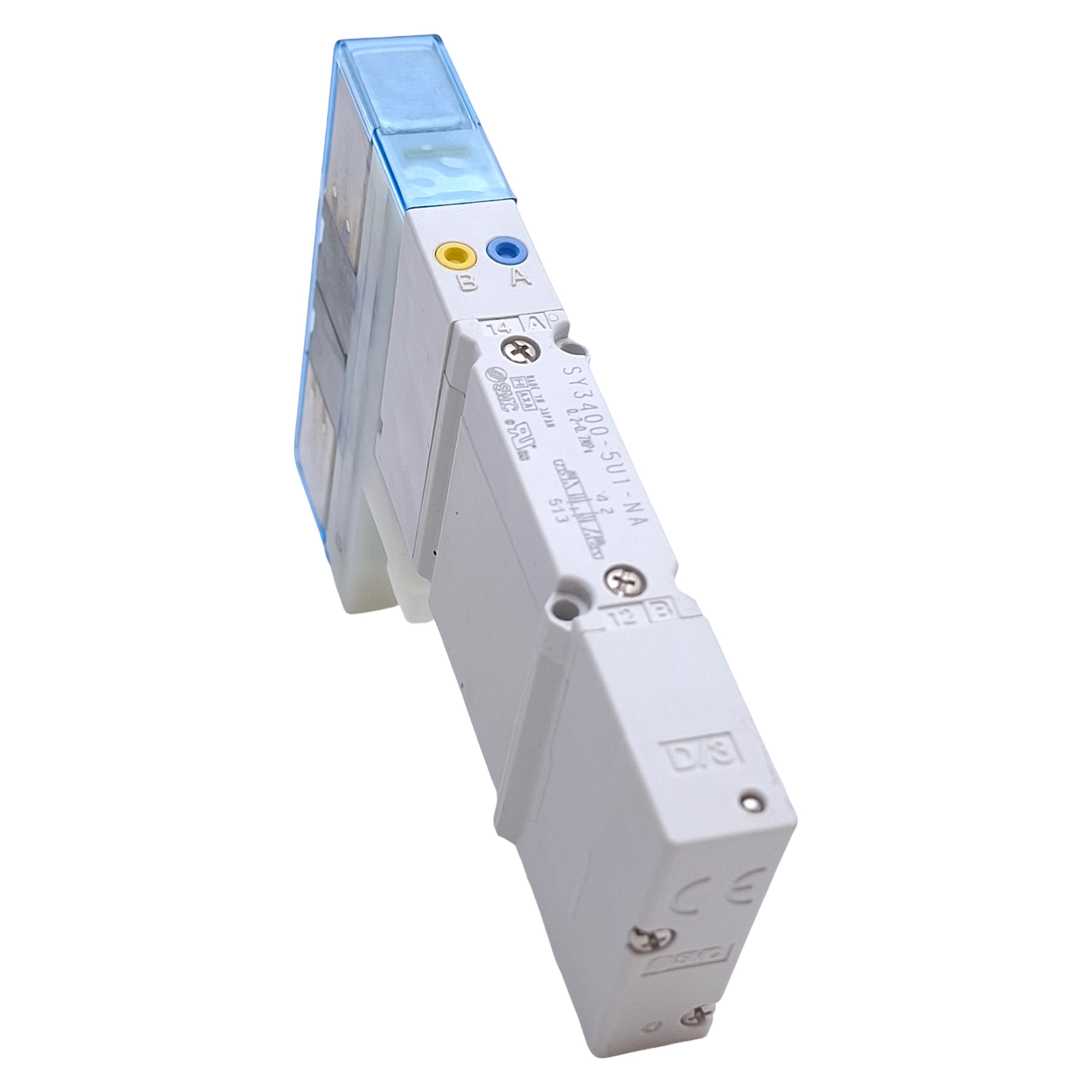 SMC SY3400-5U1-NA Solenoid Valve 3-Position 5-Port, 0.7MPa Max, 24VDC ...