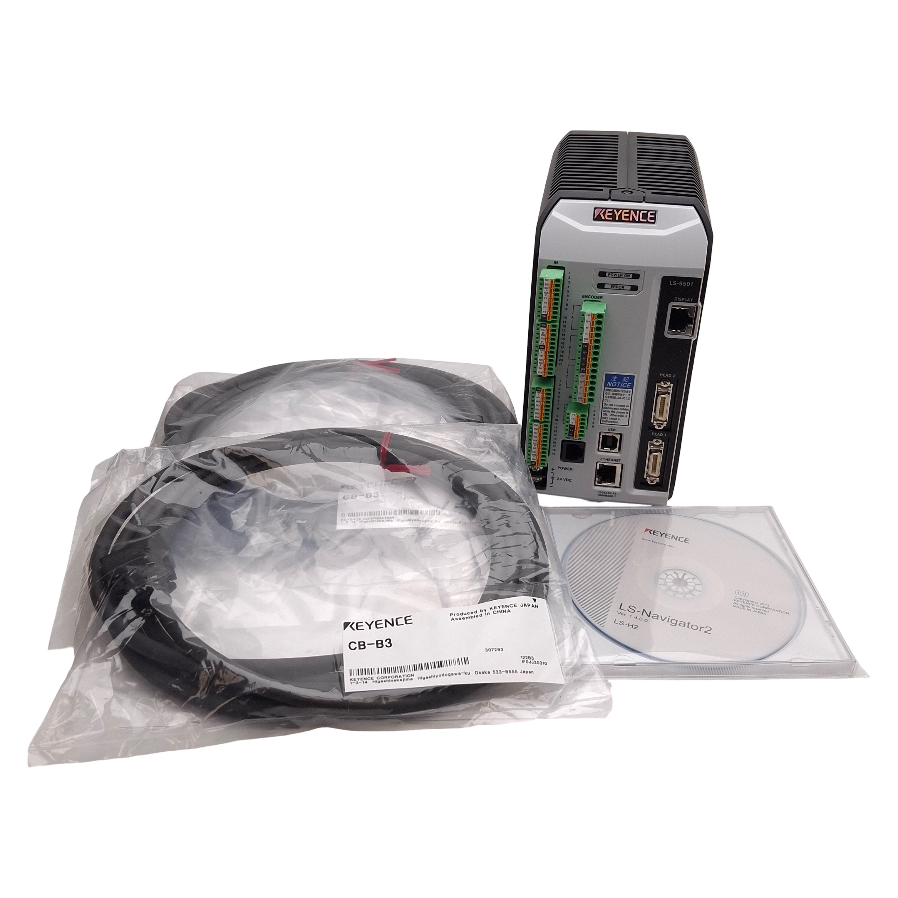 Keyence LS-9501 High-Speed Optical Micrometer Controller, NPN, RS-232C ...