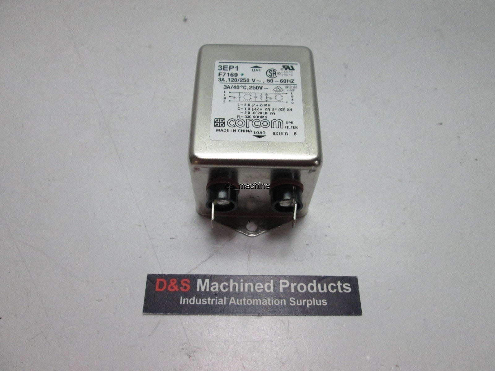 Corcom 3EP1 RFI Power Line Filter, 3A, 120/250V, 50/60Hz – Next Day ...