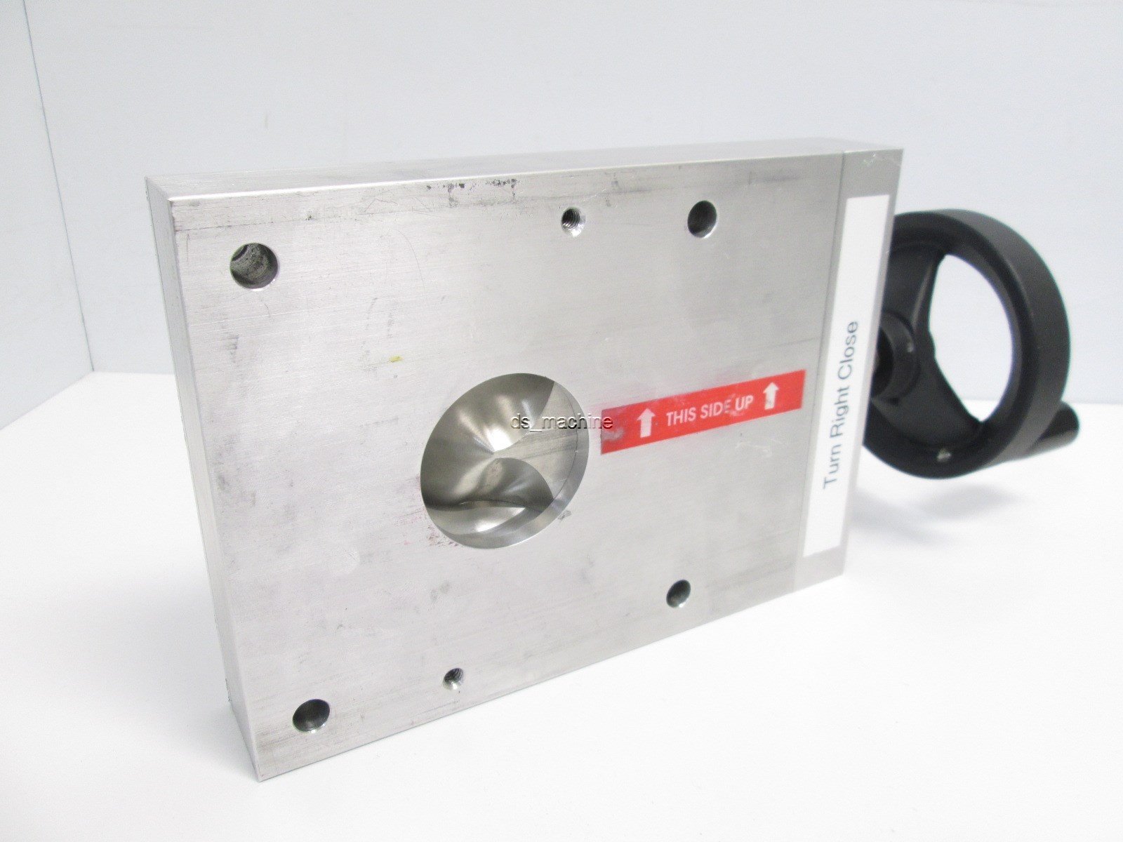 Gravity Fed Feed Throat Flow Control Valve Shut-Off w/ Adjusting Crank ...