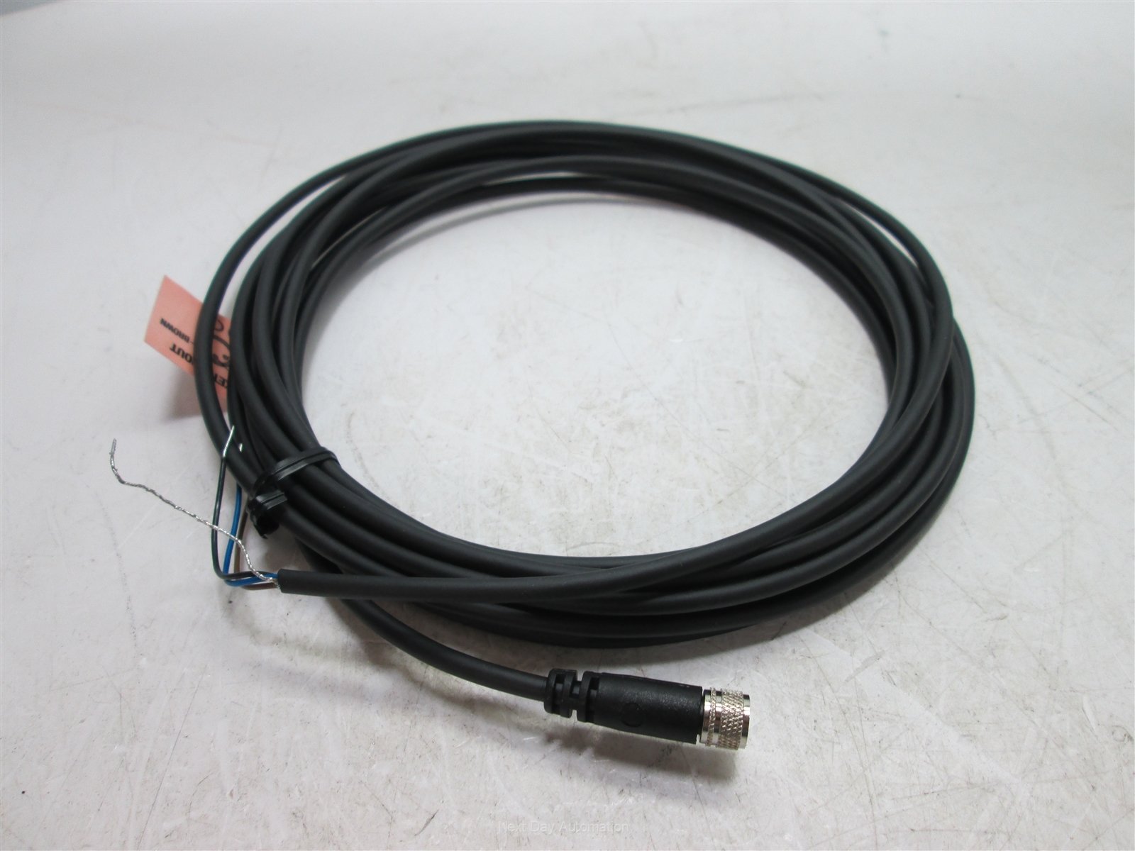 Tolomatic #8100-9080 Quick-Disconnect Sensor Cable, Female Straight, 3 ...
