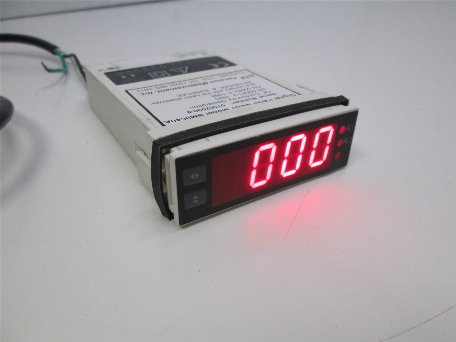 TMI Tension Measurement, Inc SM9640A Digital Panel Meter 100-240VAC, 4 ...